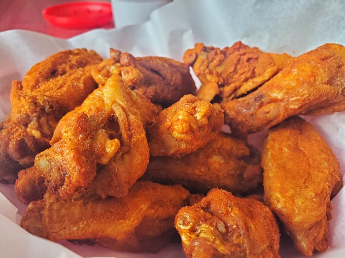 Cajun-rubbed wings that'll transport your taste buds straight to New Orleans. No Mardi Gras beads required.