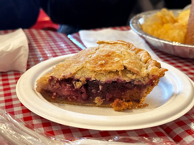 Cherry pie so good, it'll make you forget about that '80s hair band song. Each bite is a sweet-tart symphony in your mouth.