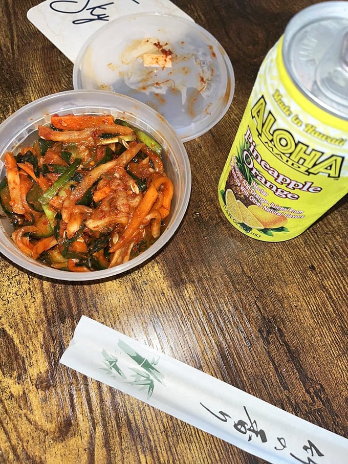 Kimchi with a twist! This cucumber kimchi is like a cool breeze on a hot Hawaiian day – refreshing and full of zing.