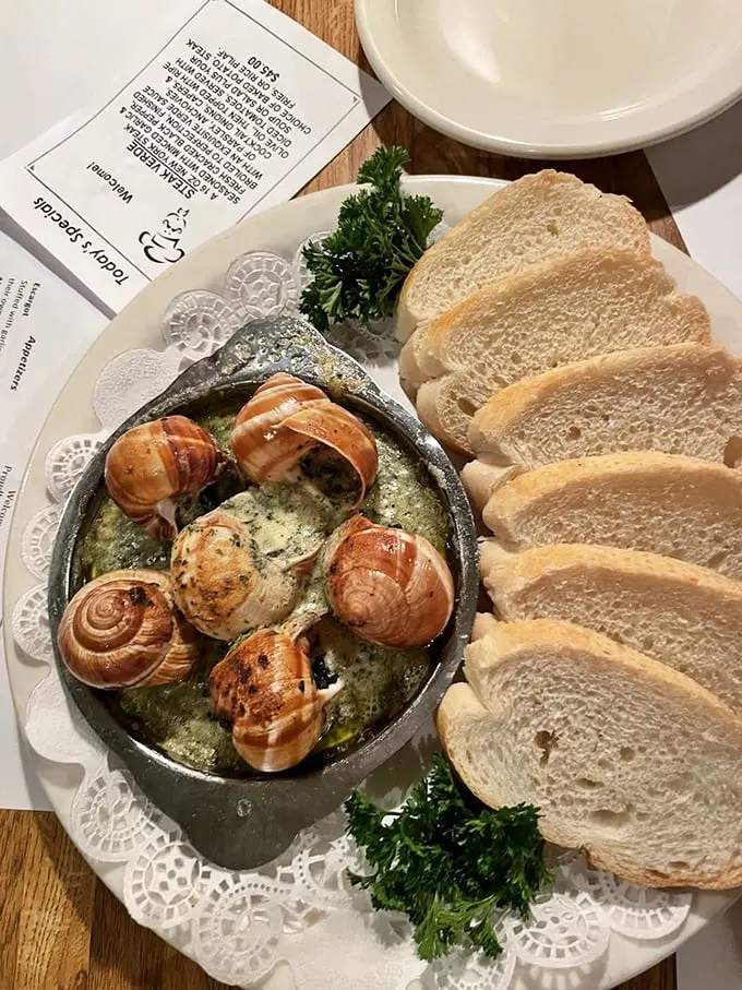 Escargot, oh là là! These buttery, garlicky morsels are proof that sometimes the best things in life come in small, shell-shaped packages.