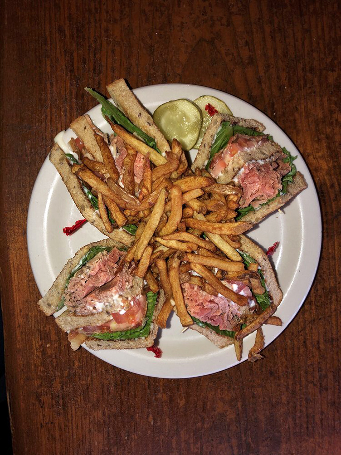 The Prime Rib sandwich: When you can't decide between a steak and a sandwich, why not have both?