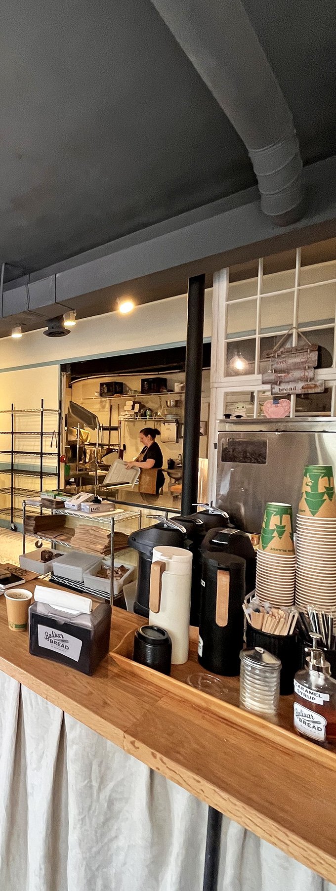 Behind the scenes of deliciousness! Where coffee dreams and pastry schemes come to life. The magic happens here, folks.
