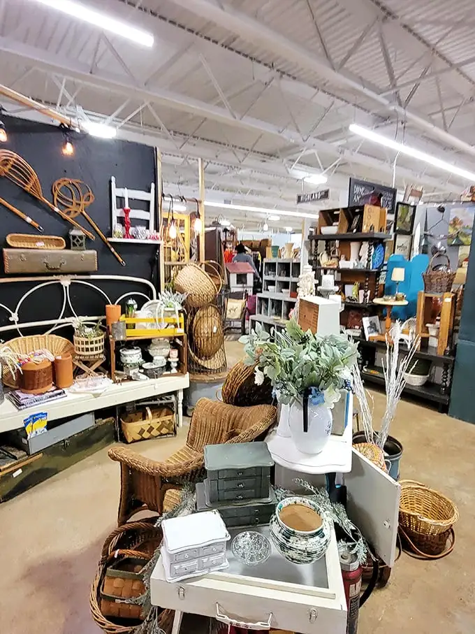 A feast for the eyes! These antique displays are like a 3D scrapbook of America's design history. Can you spot your childhood memories?