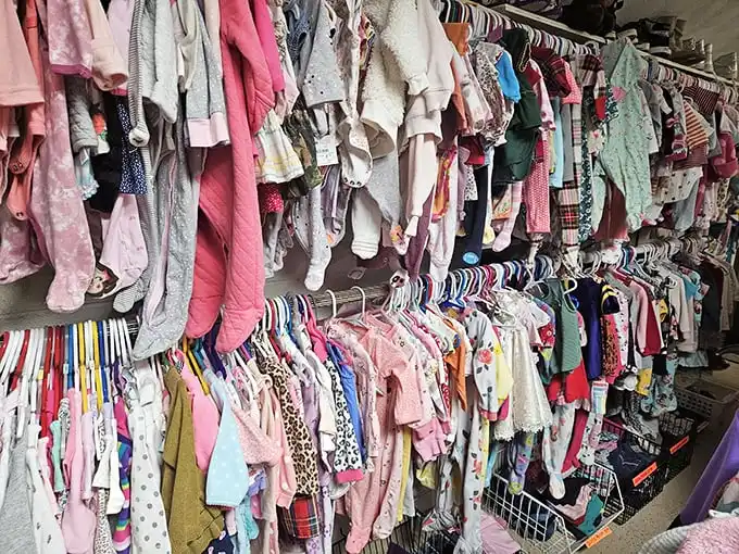 Aww-dorable overload! This sea of tiny togs could melt even the Grinch's heart – and save parents a pretty penny too.