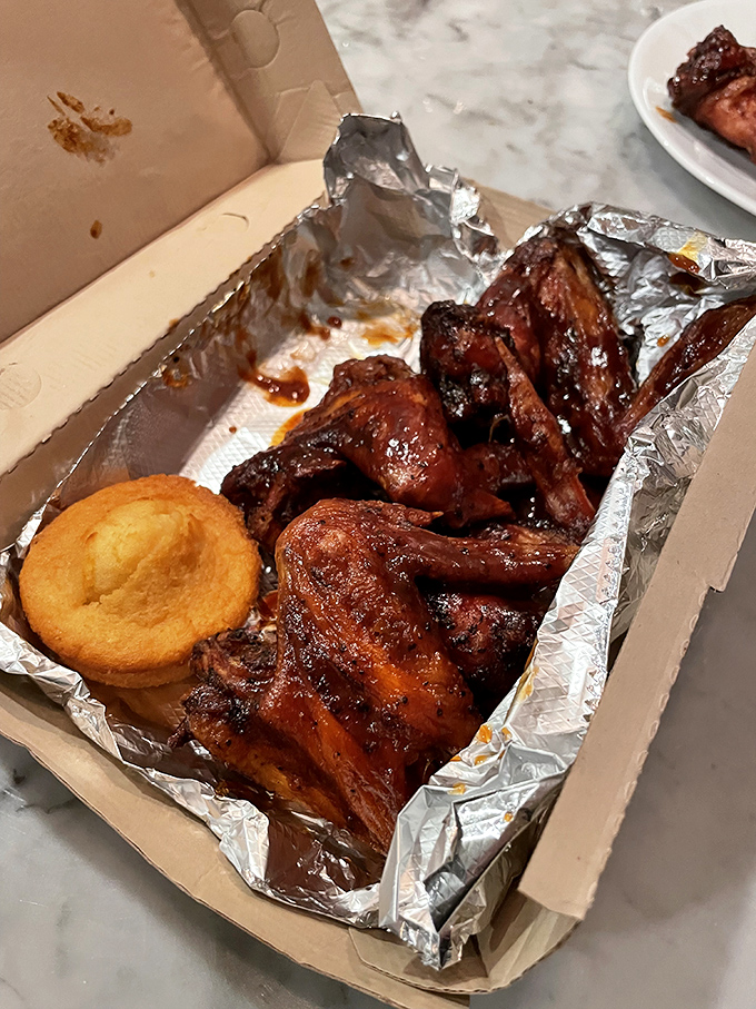 These wings aren't just finger-lickin' good; they're finger-lickin', lip-smackin', happy-dance-inducin' good. Napkins advised, bibs optional.