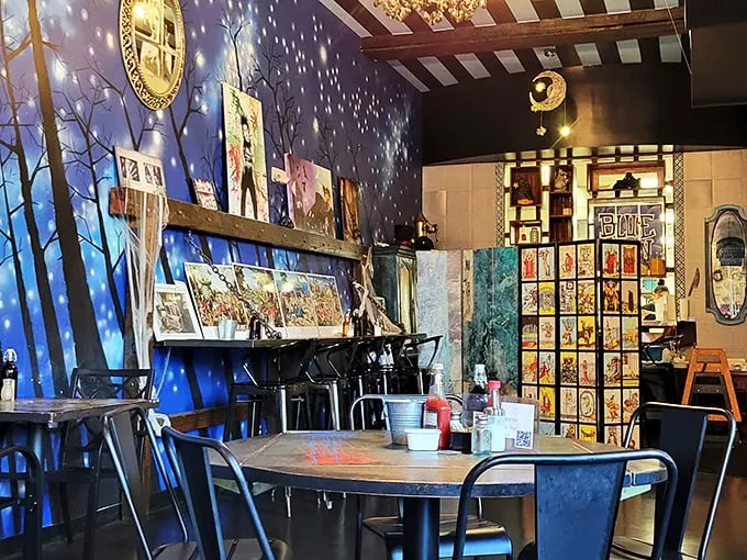 Welcome to the breakfast version of Narnia! Through these doors lies a world of culinary wonders and cozy charm.