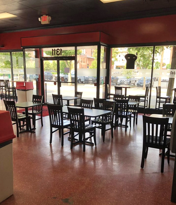 Where pizza dreams come true! DiCarlo's dining area is as welcoming as your favorite aunt's kitchen.