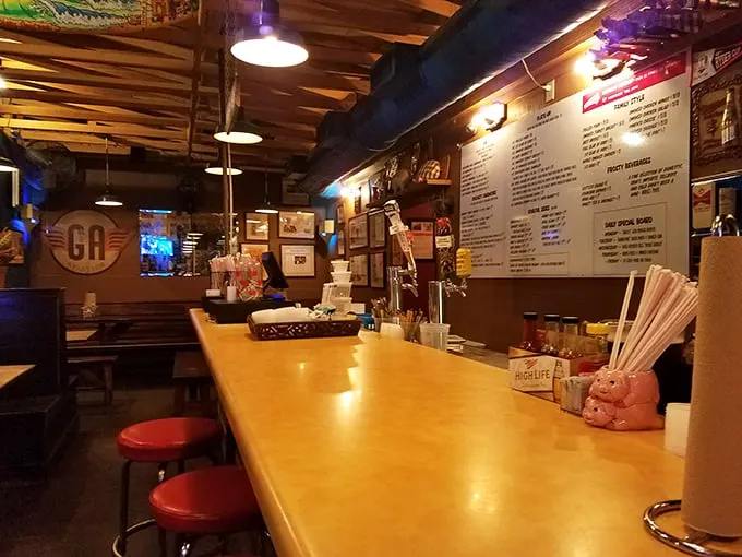 Pull up a seat at barbecue central! This counter is where sauce dreams and meat fantasies come true.