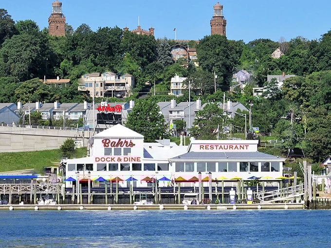 Bahrs Landing: serving up history and halibut since 1917. It's like stepping into a time machine, but with better seafood.