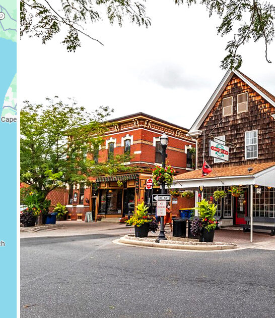 small town delaware postcard ftr