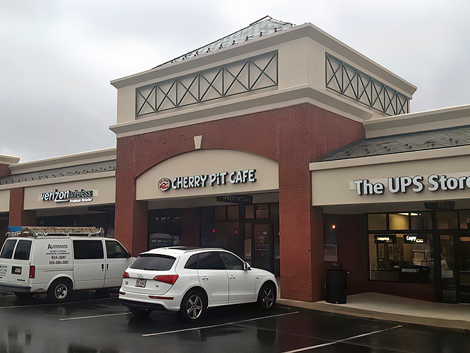 Tucked between a UPS Store and Verizon, this unassuming brick facade houses pie paradise. Who knew heaven had a strip mall address?