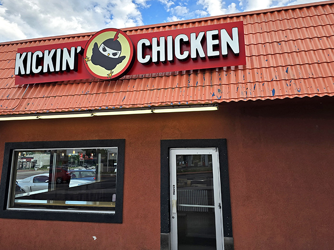The ninja chicken logo says it all – this unassuming Lakewood storefront houses fried chicken wizardry that would make Colonel Sanders rethink his life choices.