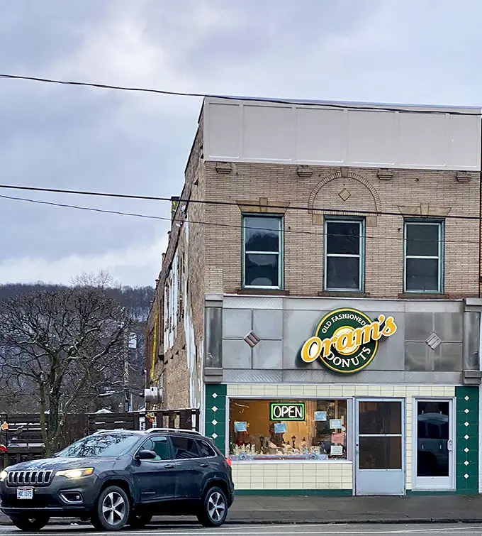 The storefront that launched a thousand cravings. Oram's green and cream façade has been luring Pennsylvanians into sweet surrender since 1938.