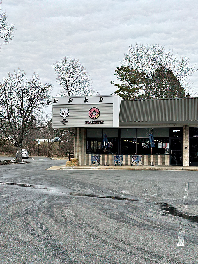Welcome to donut paradise! Hill Donut Co & Pancake House's unassuming exterior hides a world of sweet delights waiting to be discovered.