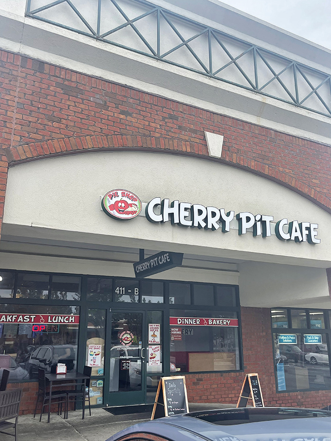 Tucked between a UPS Store and Verizon, this unassuming brick facade houses pie paradise. Who knew heaven had a strip mall address?