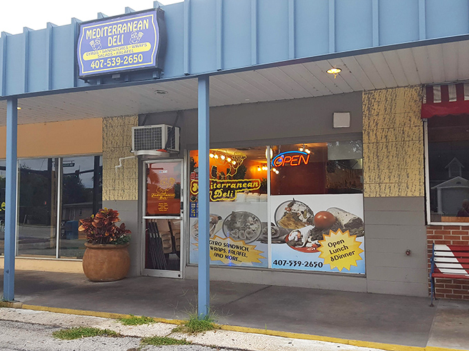 The unassuming storefront might fool you, but locals know this modest blue-signed haven holds Mediterranean treasures worth writing home about.