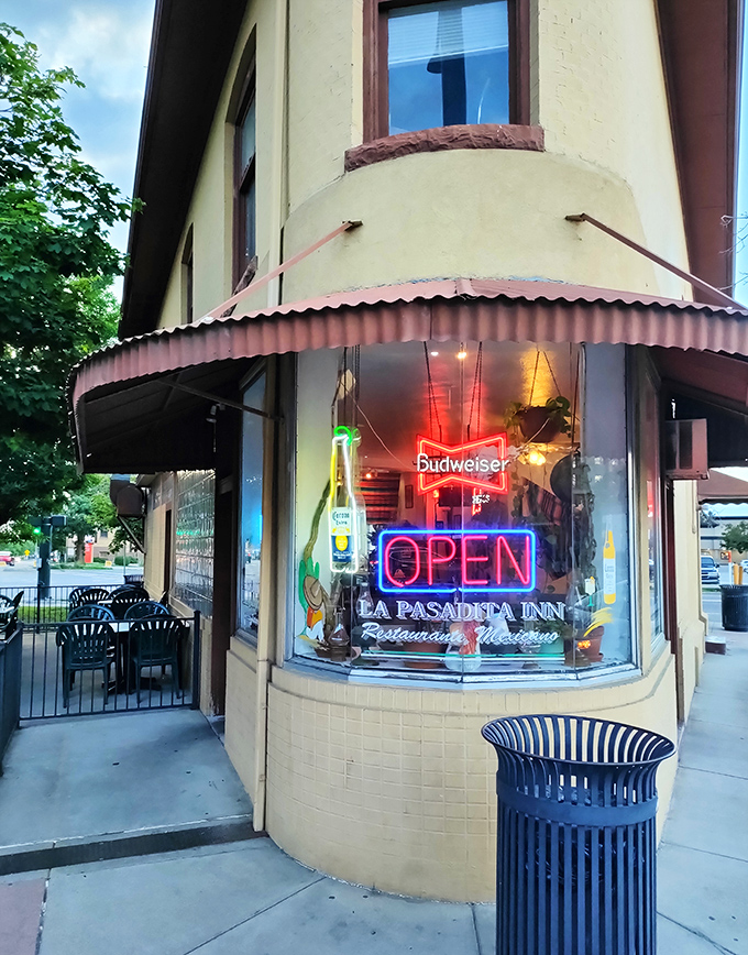 That iconic yellow building with its distinctive pyramid roof isn't just architectural whimsy—it's a beacon of authentic Mexican flavors hiding in plain sight.