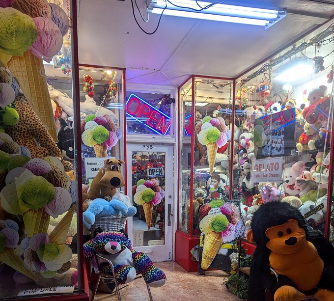 Step into a wonderland where stuffed animals guard the entrance like furry sentinels of sweetness. This isn't just a store—it's a portal to childhood joy.