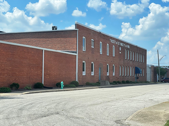 The unassuming brick exterior of Mission 27 Resale belies the wonderland of treasures within, like finding the entrance to Narnia in an ordinary wardrobe.
