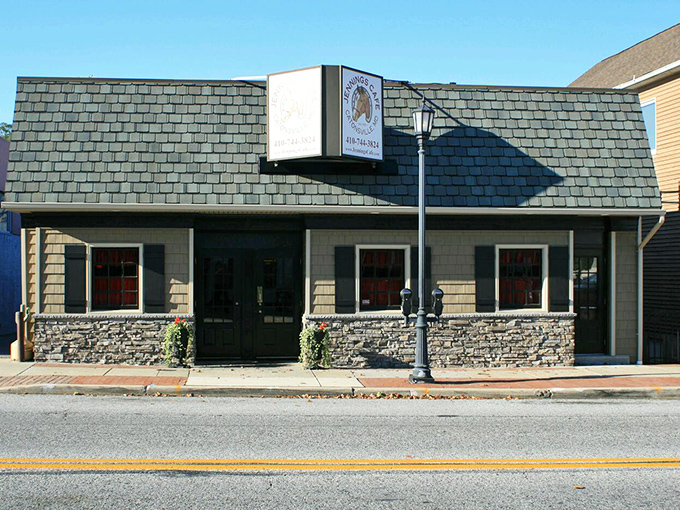 The unassuming brick exterior of Jennings Cafe has been welcoming hungry Catonsville locals since 1958. Some treasures don't need flashy signs to announce their greatness.