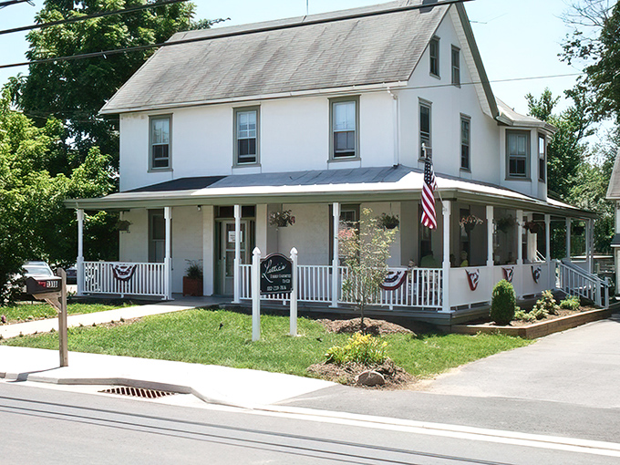 This charming white farmhouse in Hockessin isn't announcing its culinary treasures with neon signs—it's whispering them to those in the know.