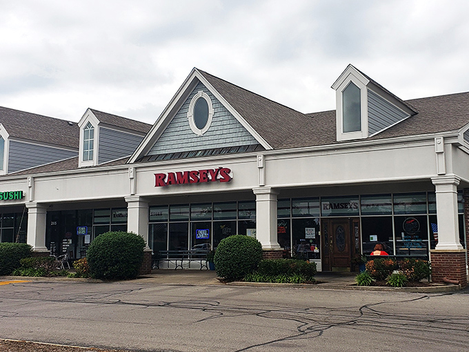 The unassuming storefront belies the culinary treasures within. Ramsey's Andover location welcomes hungry Lexingtonians with its charming façade and promise of comfort food perfection.
