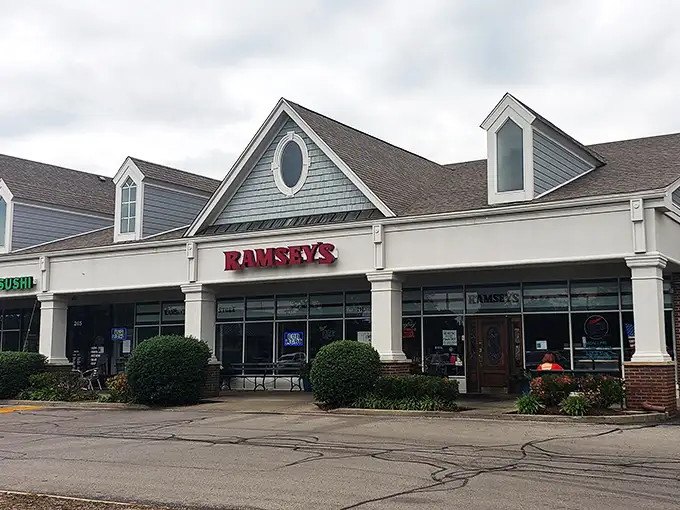 The unassuming storefront belies the culinary treasures within. Ramsey's Andover location welcomes hungry Lexingtonians with its charming façade and promise of comfort food perfection.