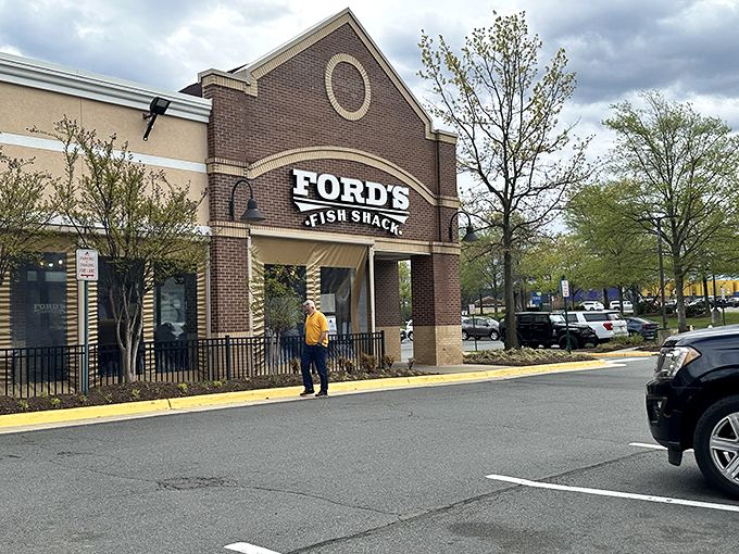 The unassuming brick exterior of Ford's Fish Shack hides a seafood paradise within. Like finding Atlantis in a strip mall.