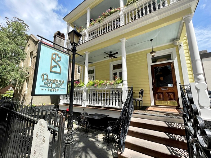 The iconic yellow Victorian facade of Poogan's Porch beckons like a Southern grandmother inviting you for Sunday dinner. Charleston charm personified.