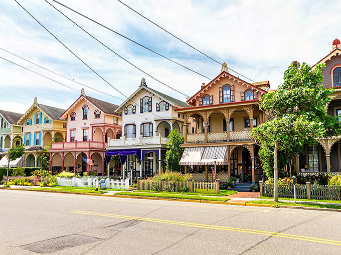 Beach Street beckons with colorful Victorian facades leading straight to the ocean. This is where Architectural Digest meets salt water taffy in perfect harmony.