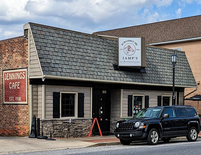 The unassuming brick exterior of Jennings Cafe has been welcoming hungry Catonsville locals since 1958. Some treasures don't need flashy signs to announce their greatness.