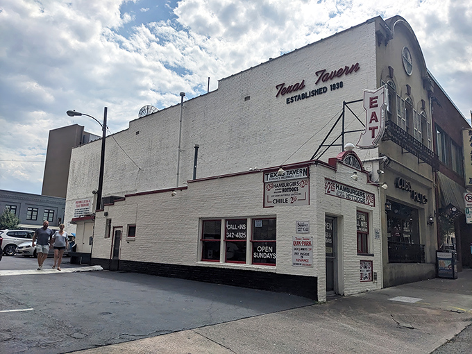 The unassuming white brick exterior of Texas Tavern has been welcoming hungry Roanokers since 1930. Time stands still at this corner institution.