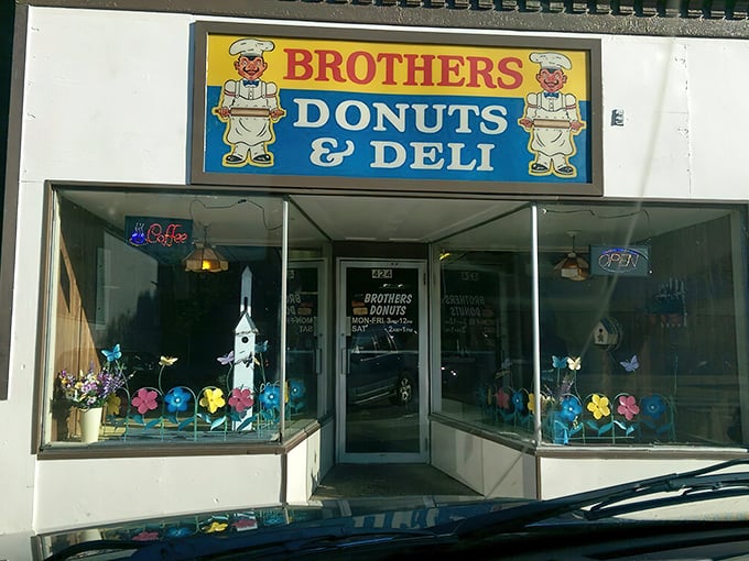The iconic blue and yellow sign beckons like a lighthouse for the sugar-deprived. This unassuming storefront houses Franklin's sweetest treasures.