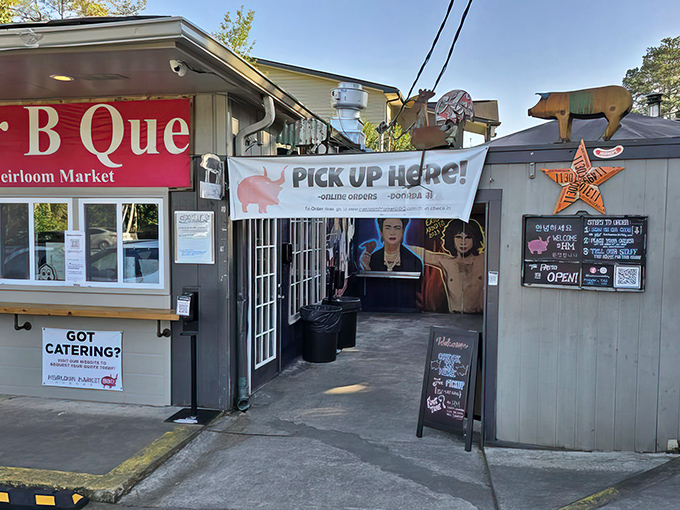 Don't let the humble exterior fool you—this converted convenience store houses some of Atlanta's most extraordinary barbecue magic.
