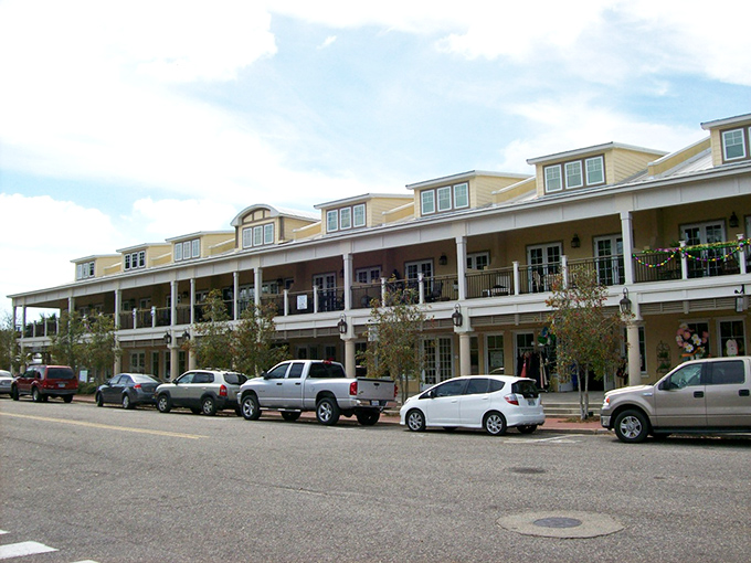 Downtown Fairhope greets visitors with that perfect small-town vibe—brick buildings, flower planters, and not a chain store in sight. Pure Main Street magic.