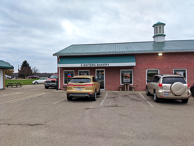 The unassuming pink exterior of 8 Sisters Bakery hides culinary treasures that would make even the most dedicated carb-avoider reconsider their life choices.