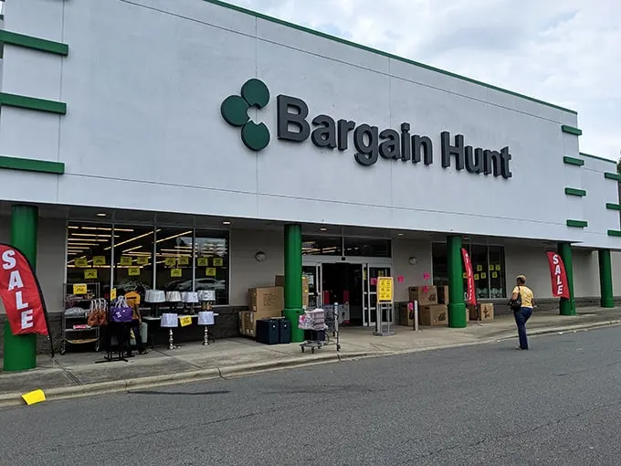 The unassuming exterior of Bargain Hunt beckons with promises of treasures within. Like a retail speakeasy, only the initiated know what awaits inside.