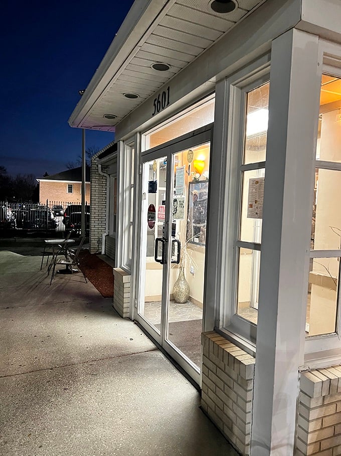 The unassuming white brick exterior of Horace & Dickies in Camp Springs hides culinary treasures that locals have been quietly celebrating for years.