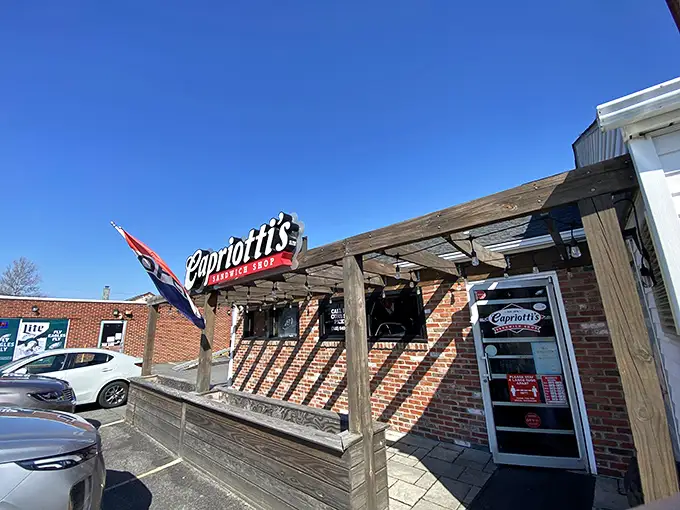 Welcome to sandwich nirvana! Capriotti's brick facade might not scream 'gourmet,' but trust me, these subs are the stuff of legend.
