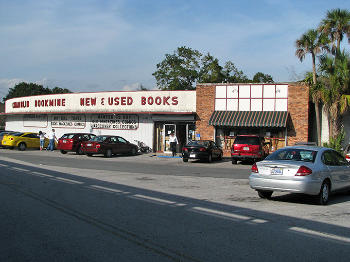 The unassuming exterior of Chamblin Bookmine belies the literary universe waiting inside. Like finding Narnia in a wardrobe, but with more paperbacks.
