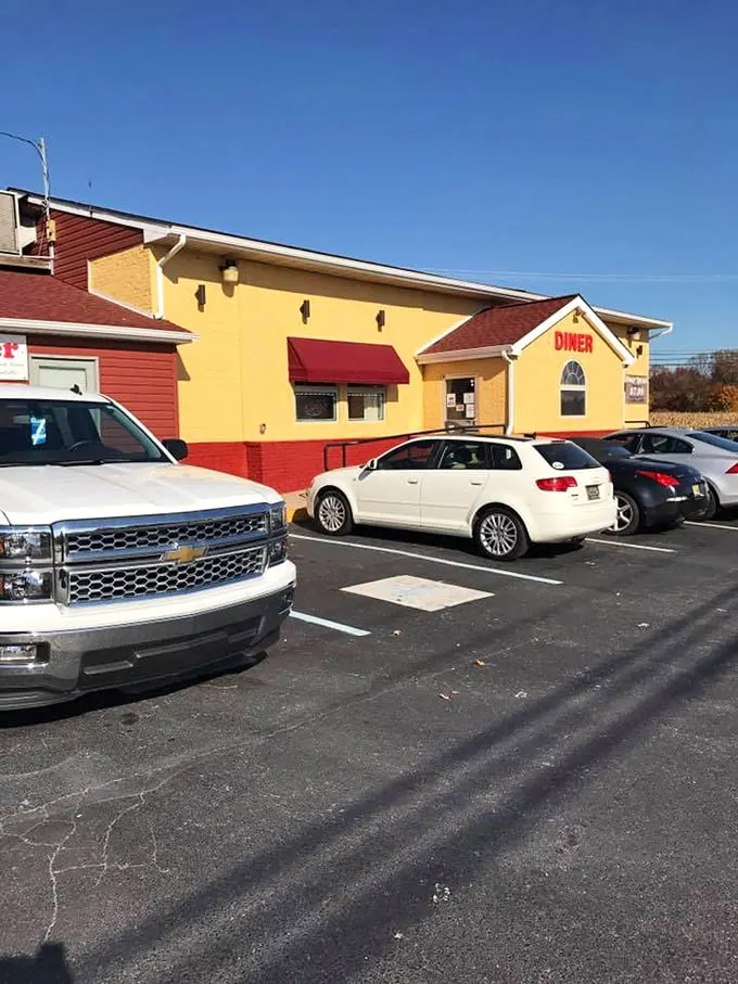 The sunshine-yellow exterior of Bear Diner stands as a cheerful beacon in Delaware, promising comfort food that feels like a warm hug.