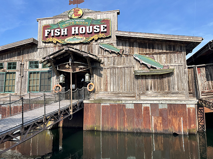 The weathered wooden exterior isn't putting on airs—it's the real deal, like finding Hemingway's fishing cabin retrofitted with a world-class kitchen.