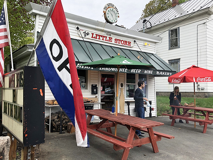 The Little Store's humble facade hides Lebanon's sandwich mecca. Like finding a Michelin star in your neighbor's garage – unassuming but unforgettable.