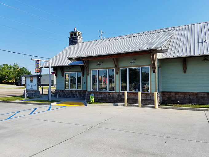 The unassuming exterior of Grind Coffee & Nosh belies the culinary treasures within. Like finding a winning lottery ticket in your junk drawer, this place is Mississippi's delicious secret.