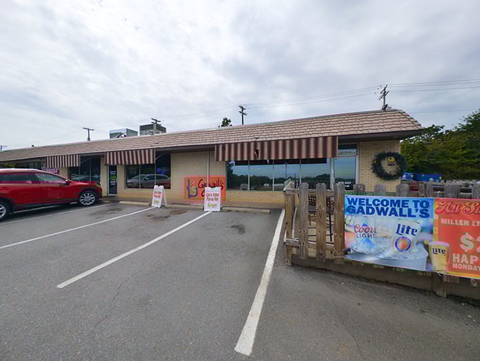 The unassuming exterior of Gadwall's Grill proves once again that the best food often hides behind the most modest facades. Those striped awnings have sheltered hungry Arkansans for generations.