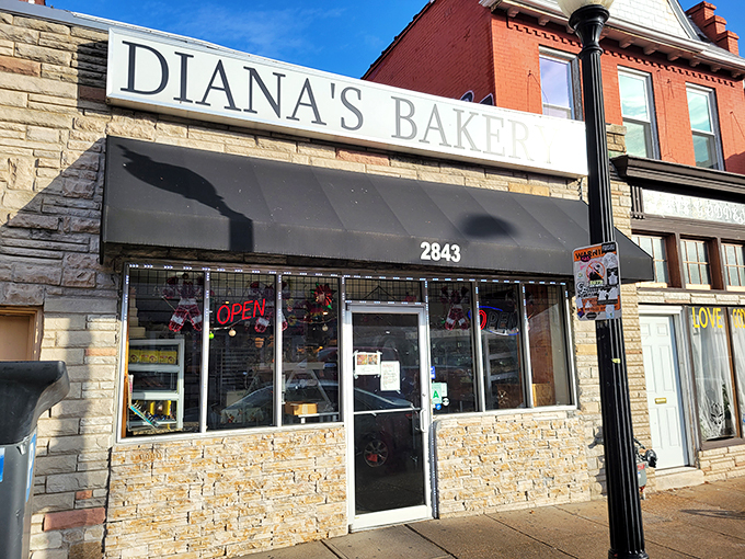 The unassuming storefront that houses culinary treasures. Like finding a Picasso at a yard sale, Diana's Bakery's modest exterior belies the magic within.