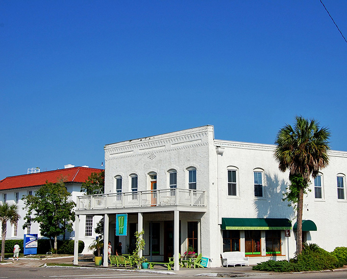 Historic charm meets coastal tranquility in downtown Apalachicola, where time slows down and buildings tell stories of maritime glory days.