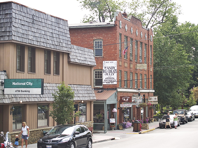 Nashville's main street looks like it was plucked straight from a Norman Rockwell painting, complete with charming storefronts and that small-town Americana vibe we all secretly crave.