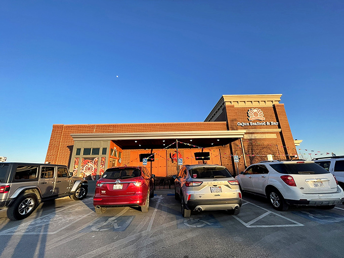 The brick exterior of Dancing Crab beckons like a lighthouse for seafood lovers lost in a sea of Kansas barbecue joints.