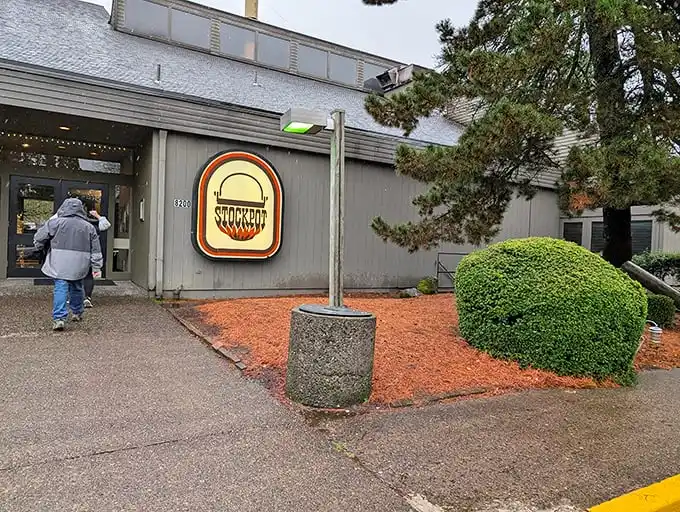 The unassuming exterior of The Stockpot belies the culinary treasures within. Like finding a rare vinyl in a plain sleeve, the real magic awaits inside.